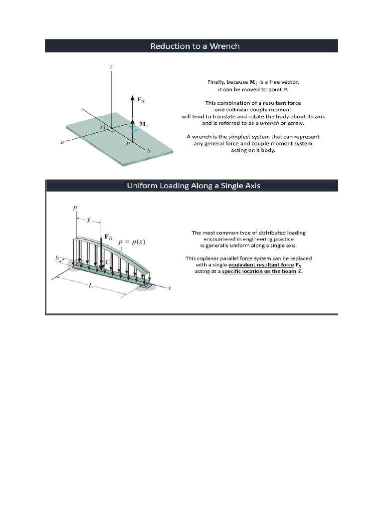 Force System Resultants 11 | PDF