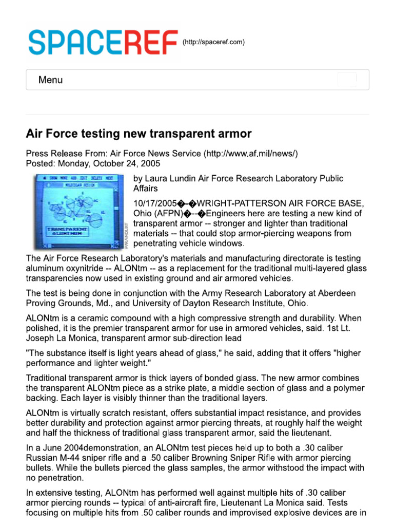 AirForce Testing | PDF