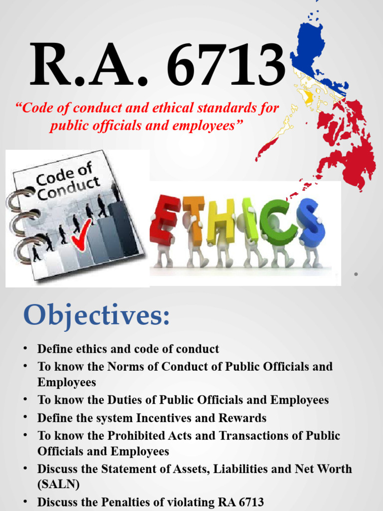 RA 6713 Presentation | PDF | Employment | Morality