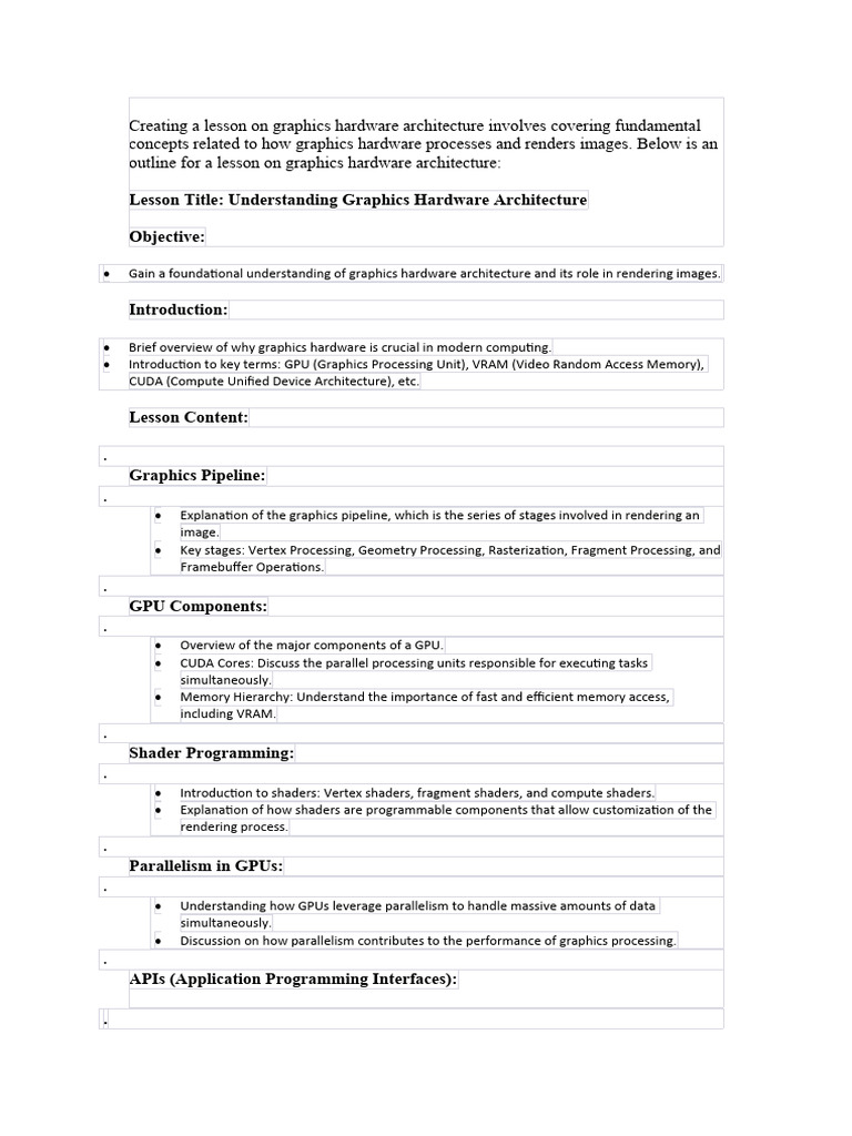 2 Graphics and Hardware | PDF | Graphics Processing Unit | Shader