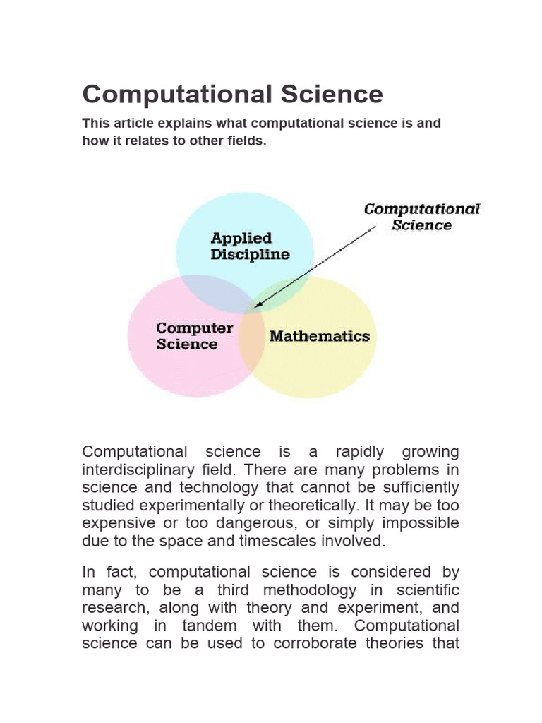3 Computational Science Lecture | PDF