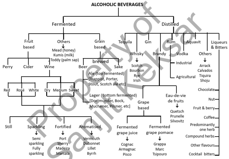 Alcoholic Beverages Classification | PDF | Alcoholic Beverages | Alcoholic Drinks