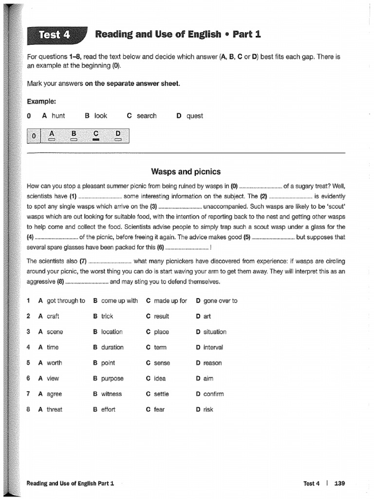 FCE - UoE Practice 3 | PDF