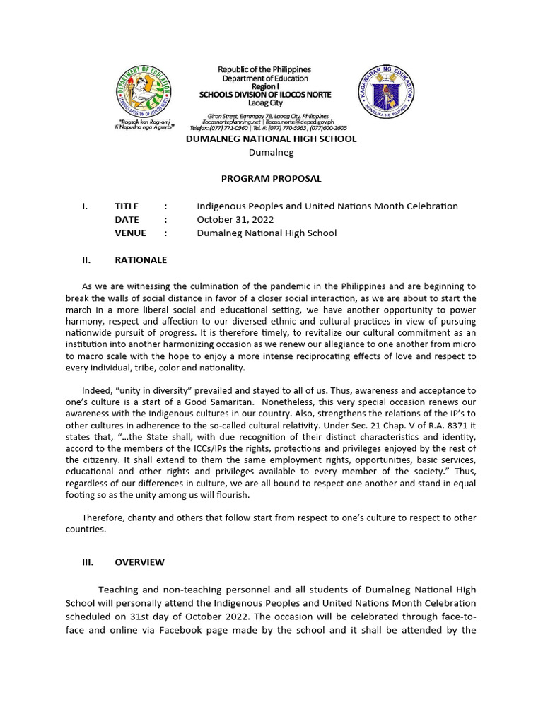 IPED Proposal Edited | PDF