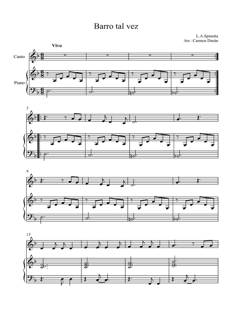 Barro Tal Vez (L.A.Spinetta) | PDF | Música grabada | Grabación de sonido