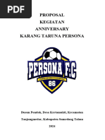 Proposal Turnamen Sepak Bola | PDF