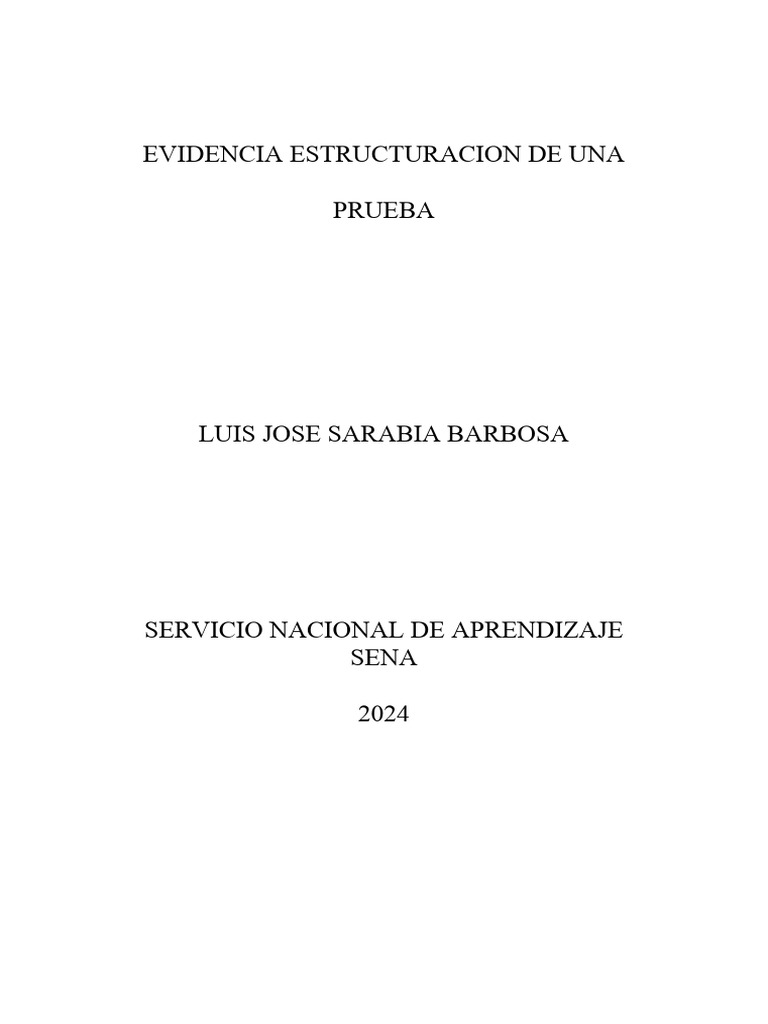 Estructuración de Pruebas Académicas | PDF | Factores humanos y ...