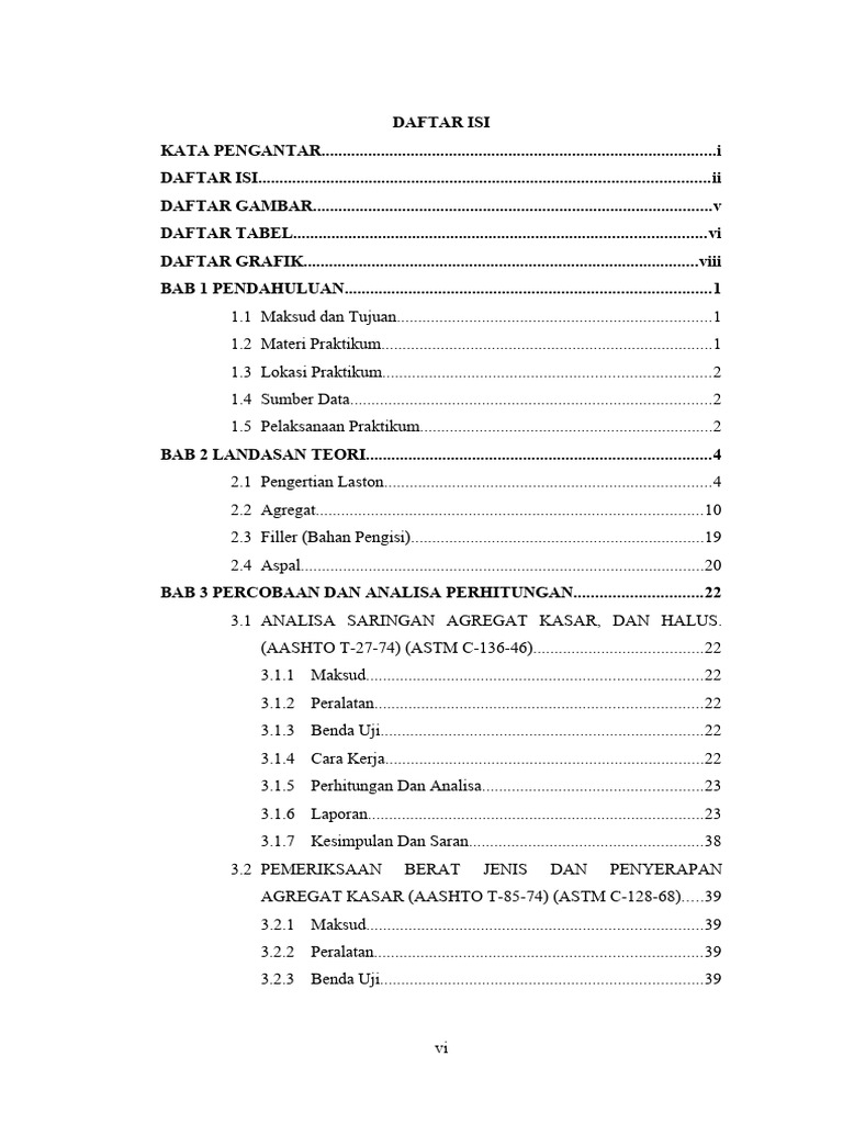 Daftar ISi Tabel Gambar Grafik | PDF