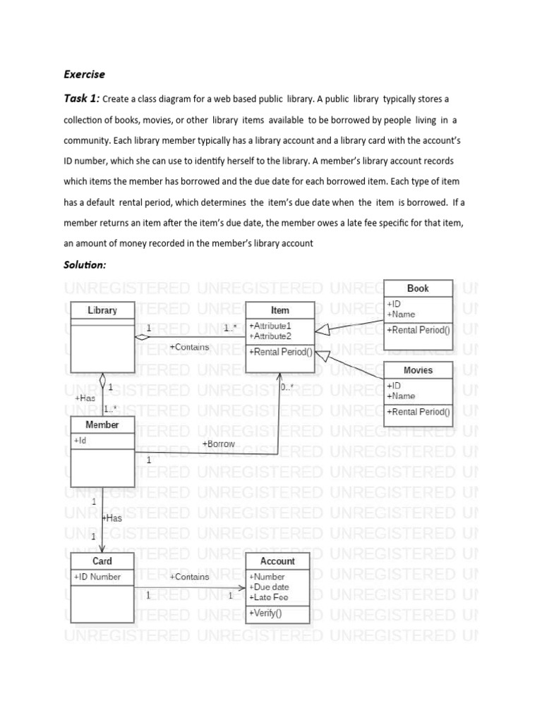 Class Diagrams for System Design | PDF