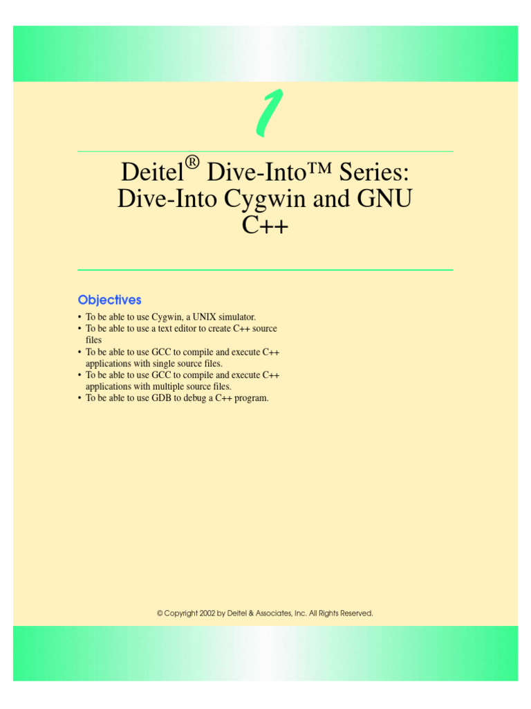 Dive Into Cygwin GCC | PDF | Command Line Interface | Computer File