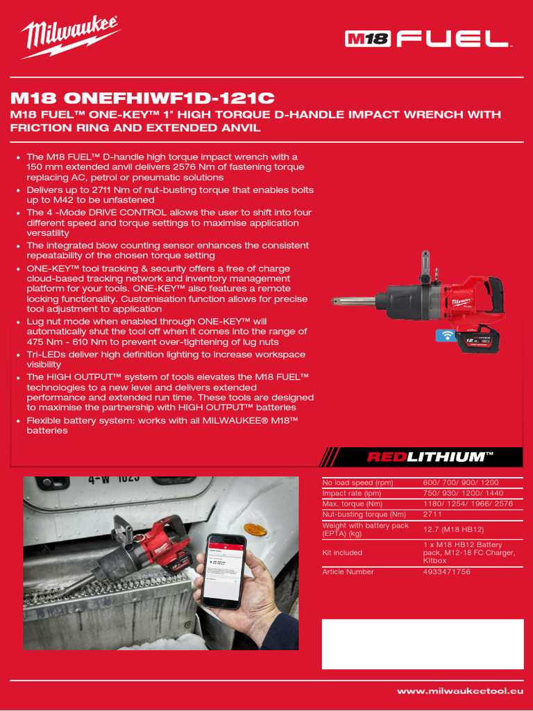 M18 Onefhiwf1d-121c | PDF | Manufactured Goods