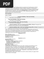 APA Headings and Seriation - Purdue OWL® - Purdue University | PDF ...