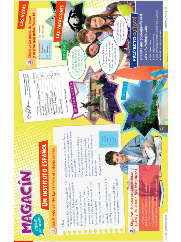 A1 Unit 3 Magazine 48-49 | PDF