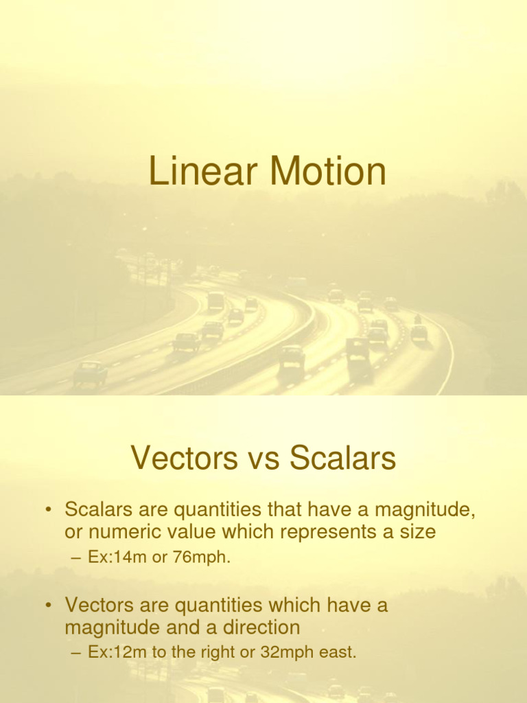 1D_motion lecture notes | PDF | Velocity | Acceleration