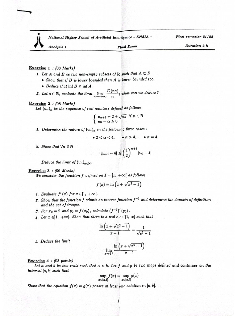 Final Exam 2022 | PDF