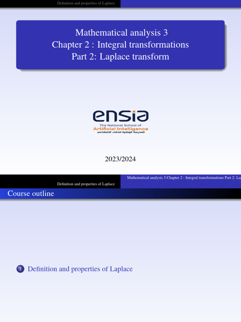 Laplace Transform | PDF | Laplace Transform | Exponential Function Laplace Transform | PDF | Laplace Transform | Exponential Function