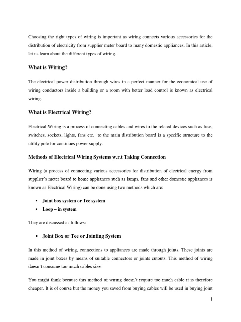 Electrical Wiring | PDF | Electrical Wiring | Sheet Metal