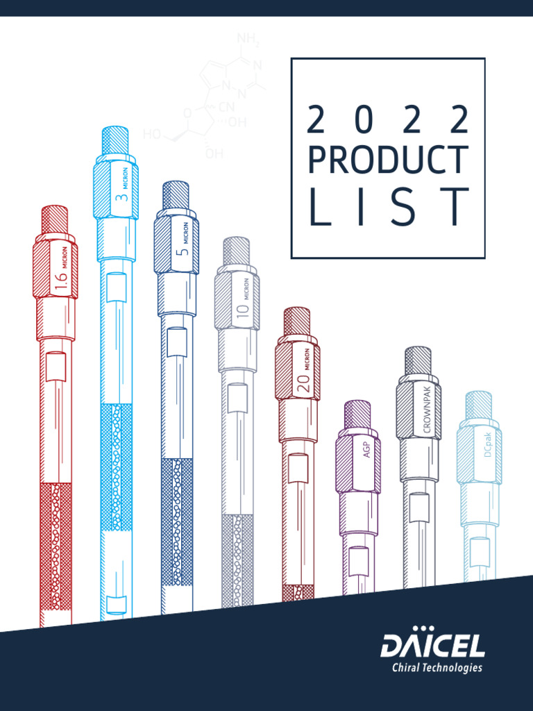 Daicel Chiral Tech - Product List 2022 - US - FINAL | PDF | High ...