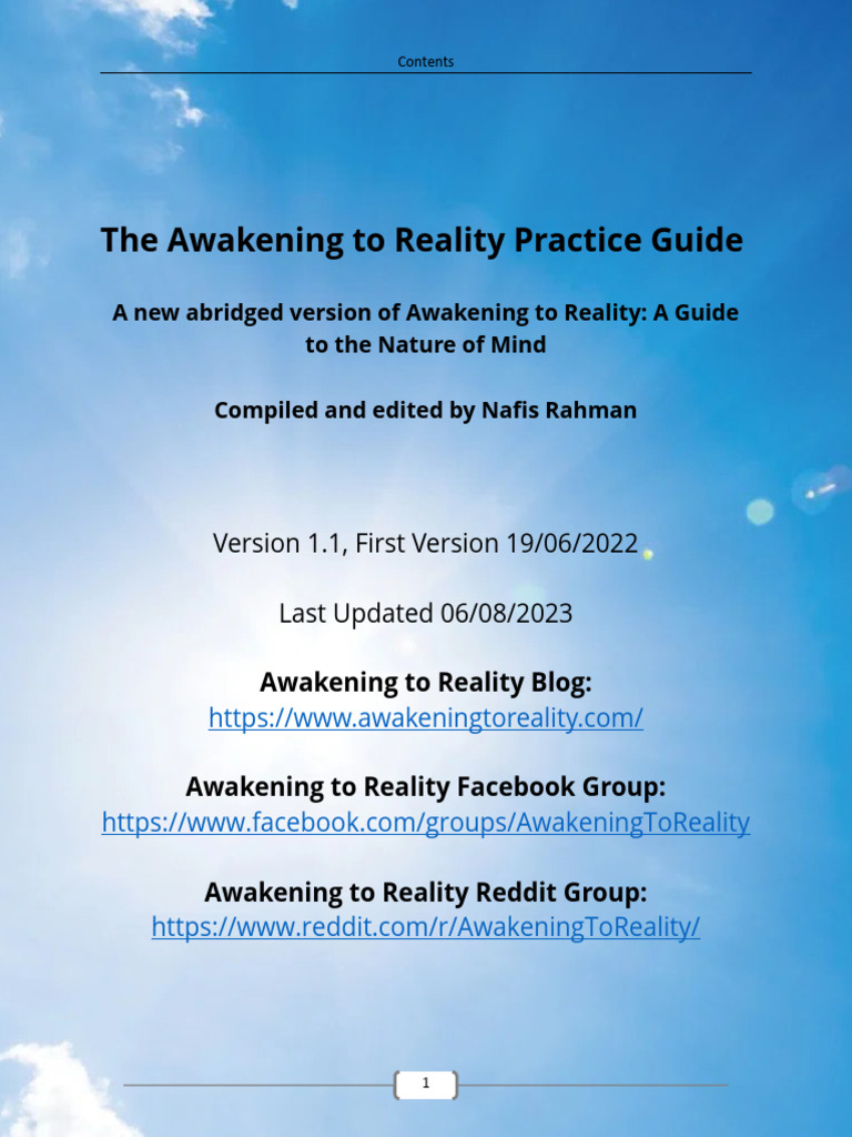 ATR Practice Guide v1.1 New Version | PDF | Enlightenment In Buddhism ...