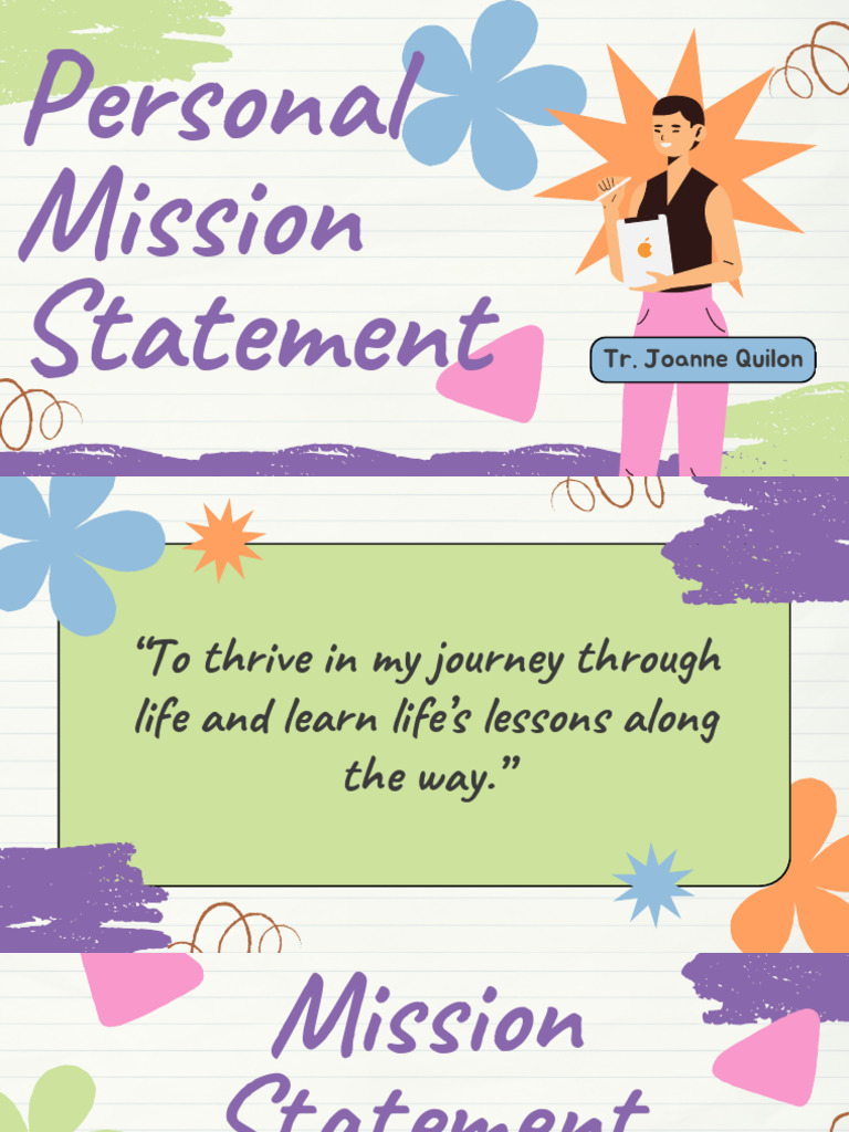 Personal Mission Statement | PDF | Goal | Behavioural Sciences