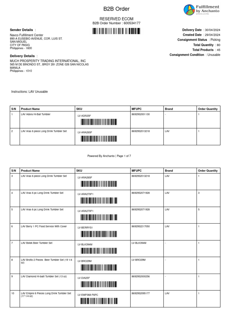 600534177-Purchase Order From A Local Company | PDF | Alcoholic Drinks ...