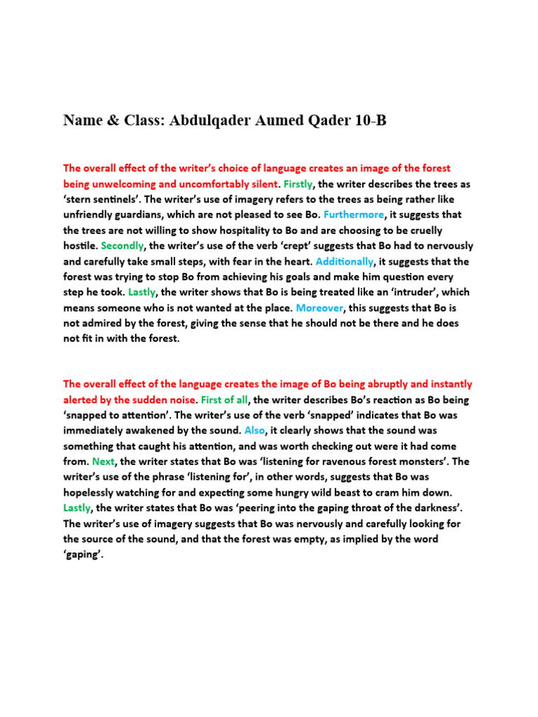 English Task (Test Analysis) | PDF | Language Arts & Discipline ...