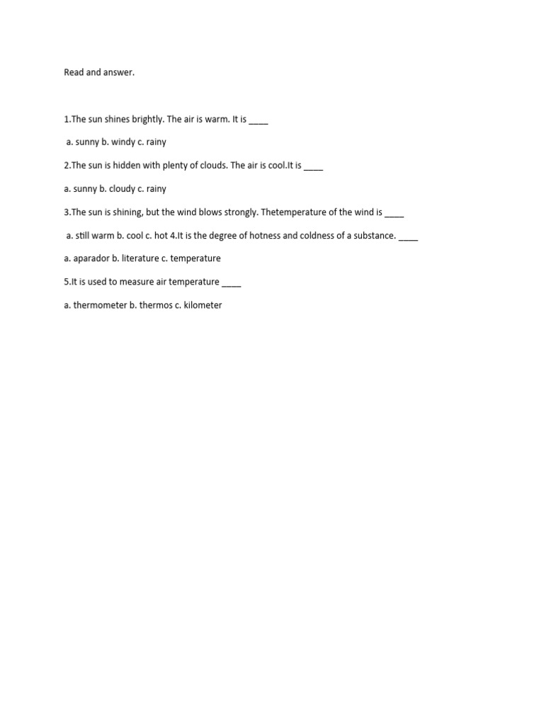 Read and Answer-WPS Office | PDF