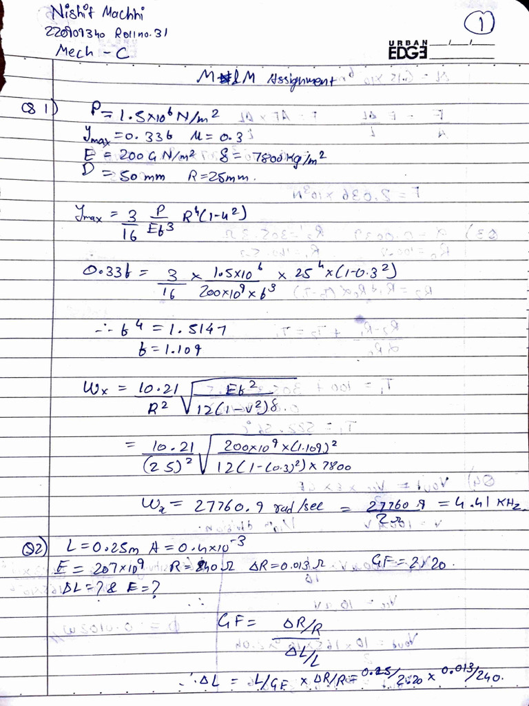 M&M Nishit Machhi 31-C 220909340 | PDF