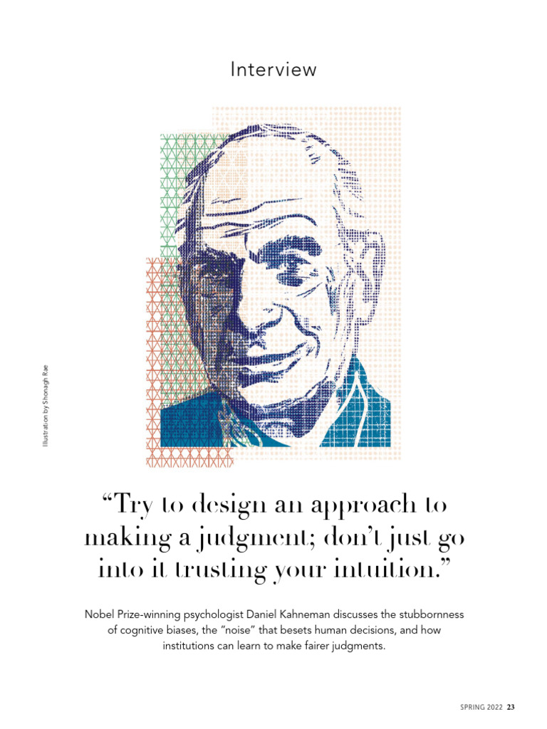 Interview Daniel Kahneman | Download Free PDF | Cognitive Psychology | Cognitive Science