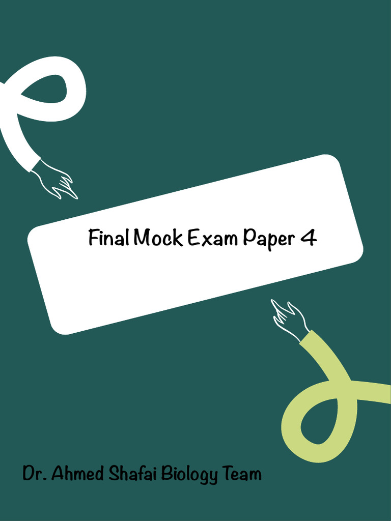 Final Mock Dr. Shafai[1] | PDF | Menstrual Cycle | Biology
