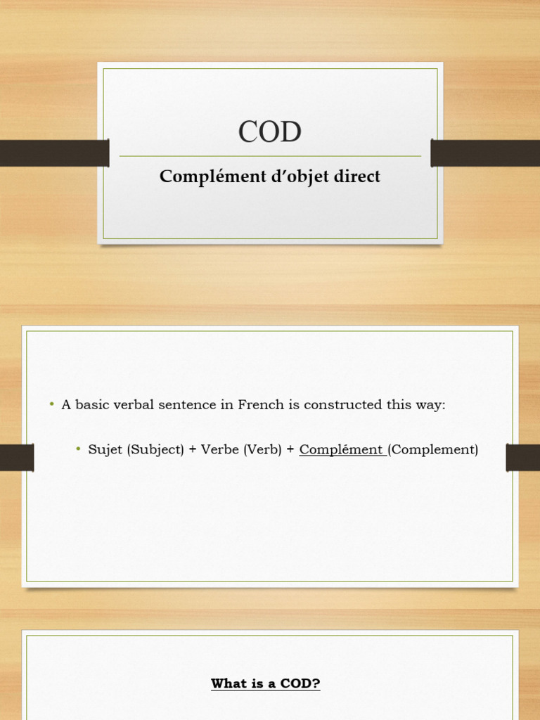 COD | PDF