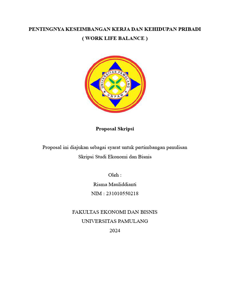 Proposal Indonesia | PDF