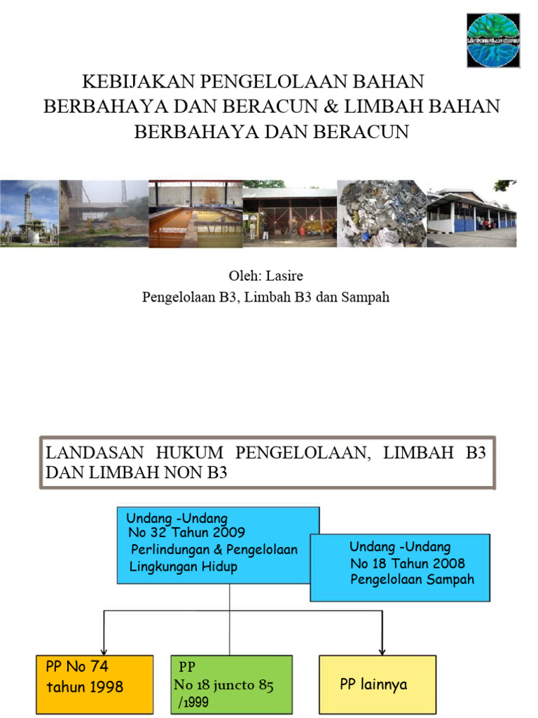 Kebijakan Pengelolaan Limbah B3 | PDF