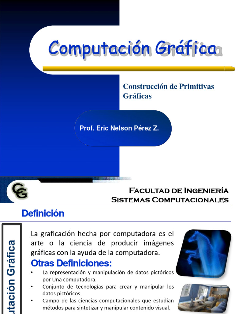 CLASES - Computación Grafica | PDF | Informática | Gráficos de computadora