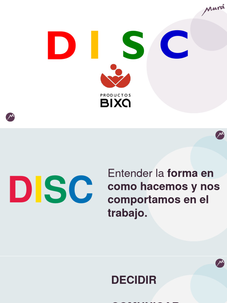 Alineacion DISC Operaciones BIXA | PDF | Ciencias del comportamiento | Psicología Social