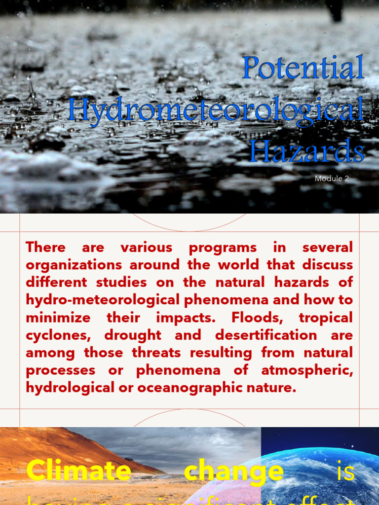 Understanding Hydrometeorological Hazards | PDF | Tropical Cyclones | Flood