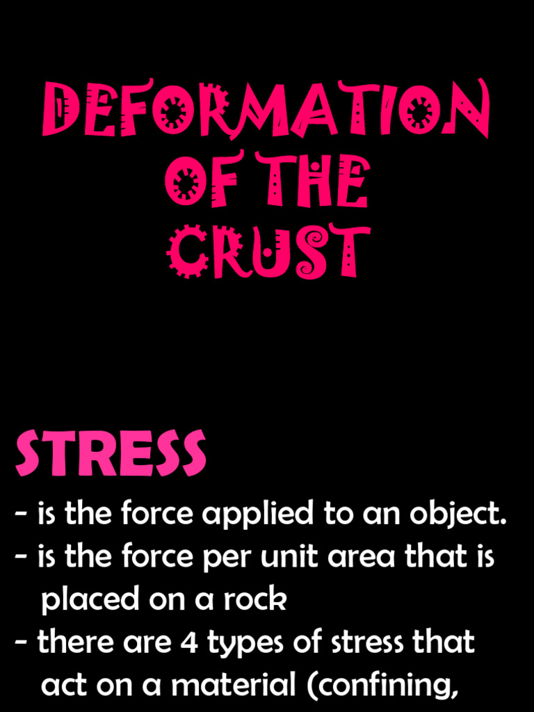 Types of Crustal Stress and Faults | PDF | Fault (Geology) | Plate ...
