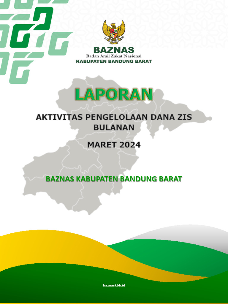 Laporan Pengelolaan ZIS BAZNAS KBB 2024 | PDF | Pengelolaan Keuangan & Uang