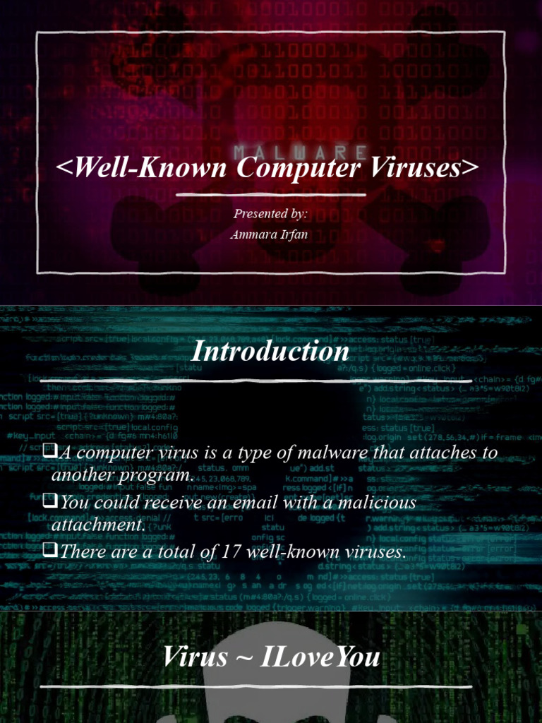 Well-Known Computer Viruses | PDF | Computers