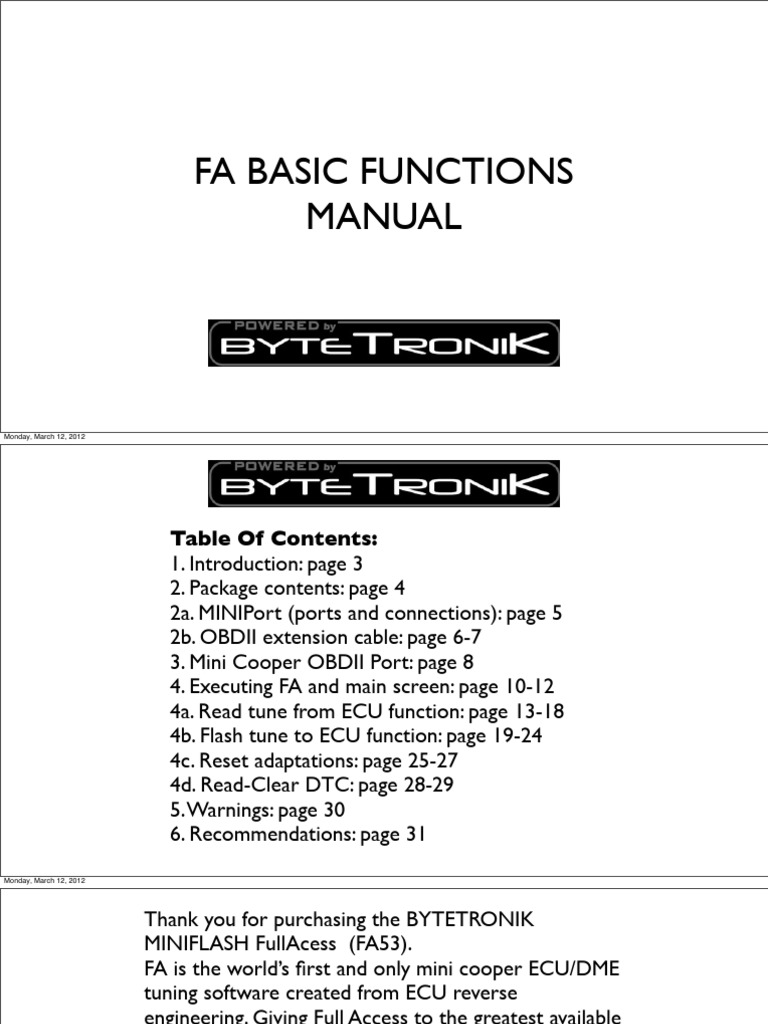 FA53 Basic Functions Manual | PDF | Icon (Computing) | Read Only Memory