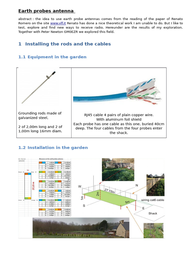 Earth Probes Antenna-250819 | PDF | Electronics | Electrical Engineering