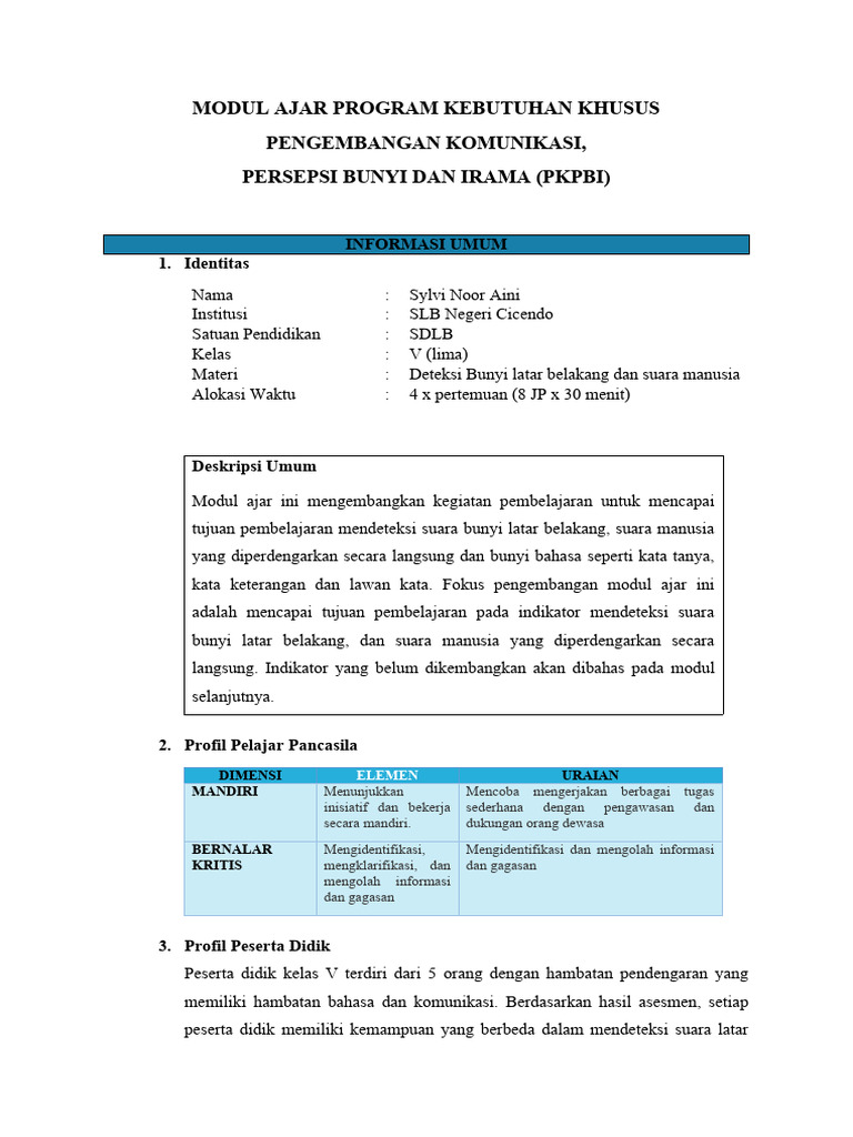 Draf 2 MA - Sylvi Noor - Progsus B - Detekti Bunyi Latar & Suara ...