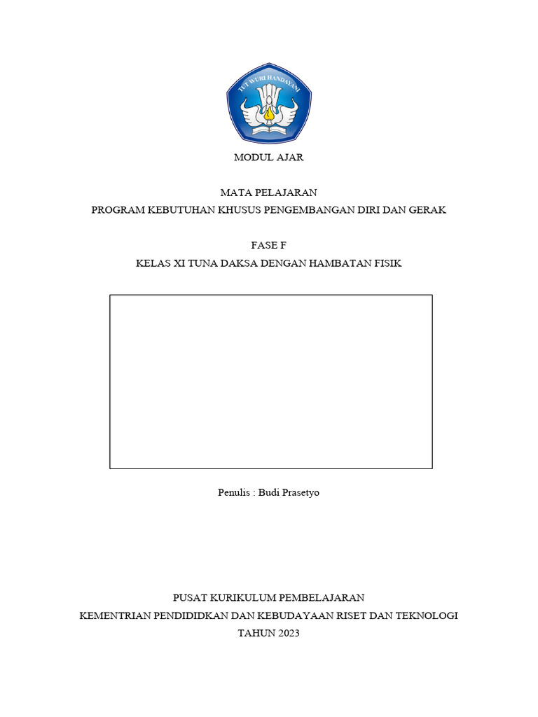 Draf 2 Budi Progsus D Fase F Kls XI | PDF