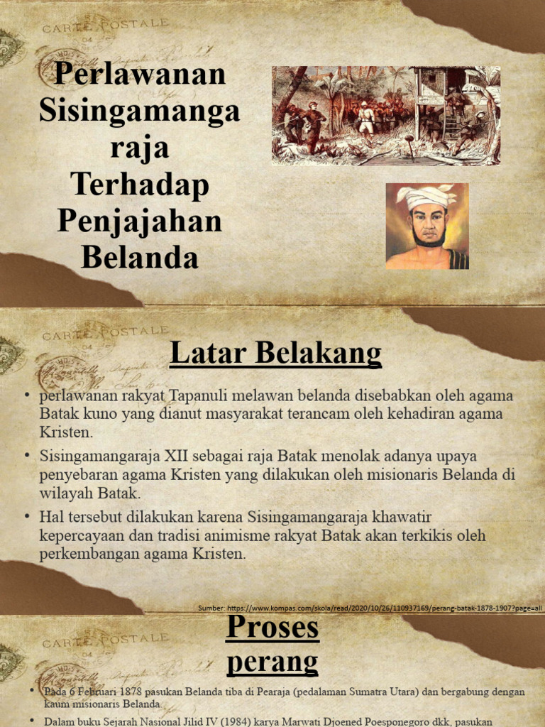 Perang Batak: Perlawanan Sisingamangaraja | PDF