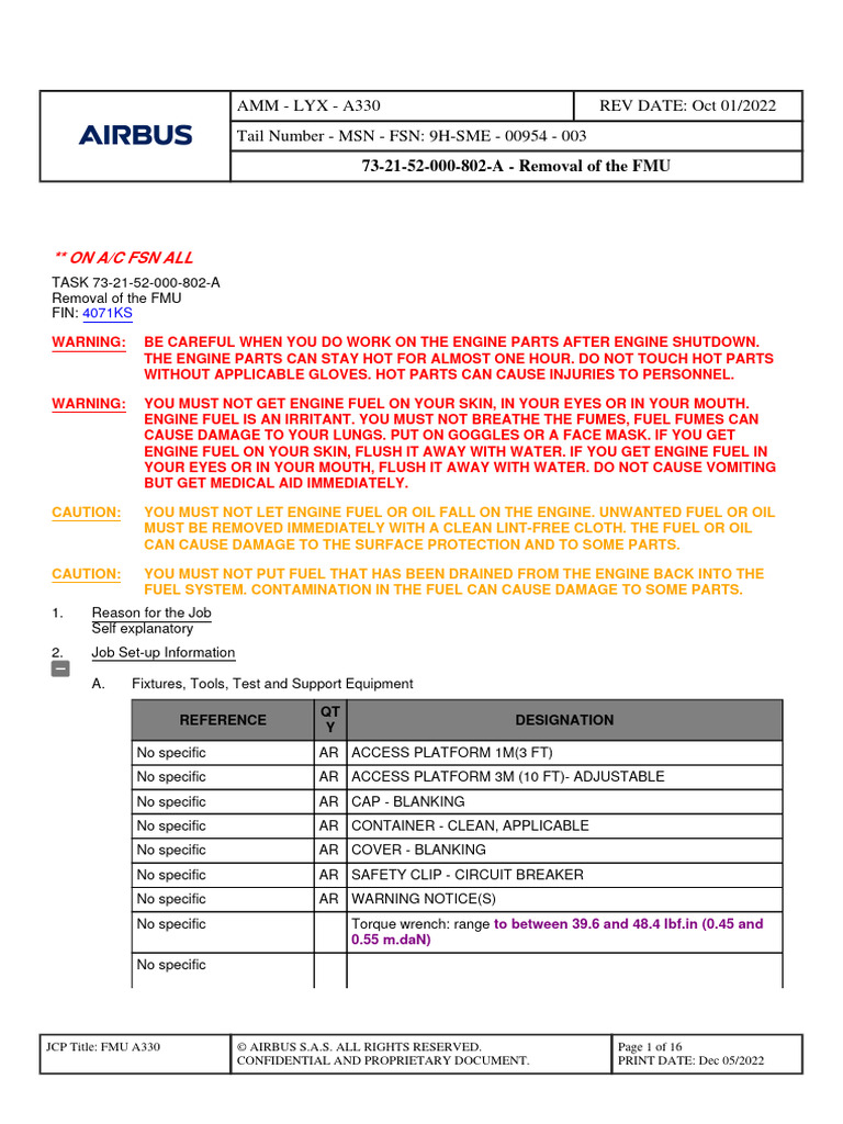 FMU A330 | PDF | Electrical Connector | Manufactured Goods
