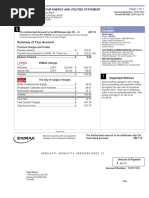 Singapore Electricity Utility Bill Template | PDF