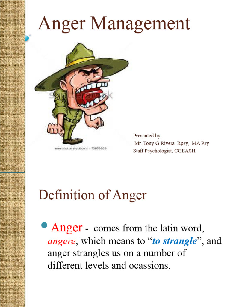 Anger MNGT 3 | PDF | Anger | Emotions
