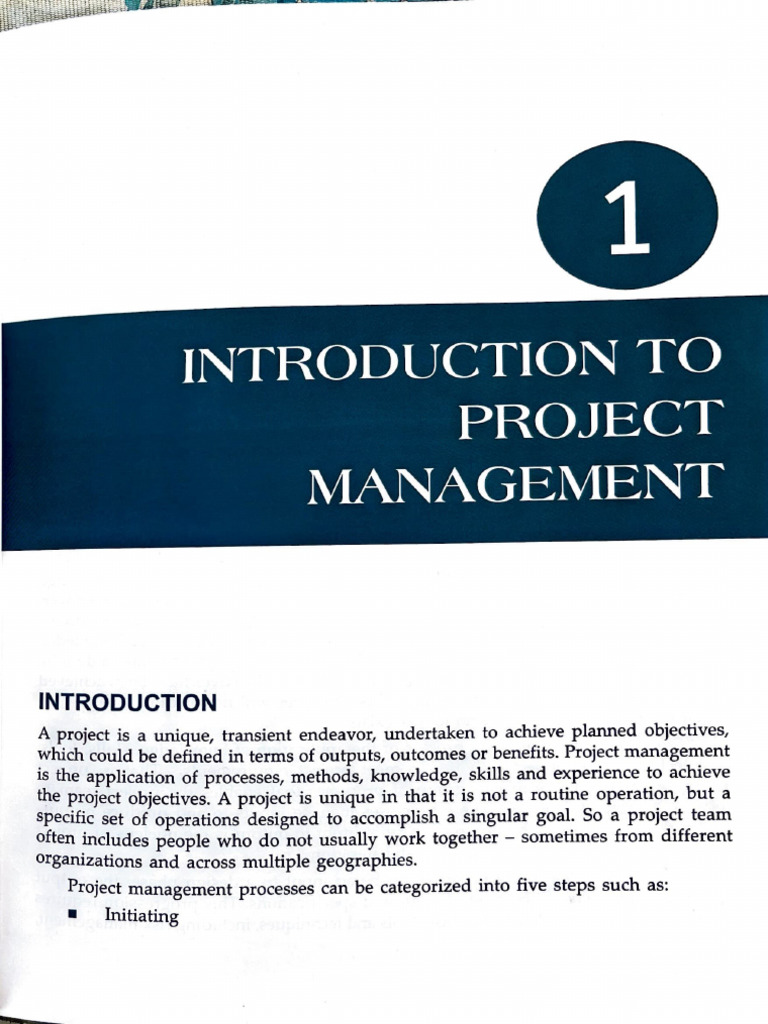 Introduction To Project Management | PDF | Project Management | Risk