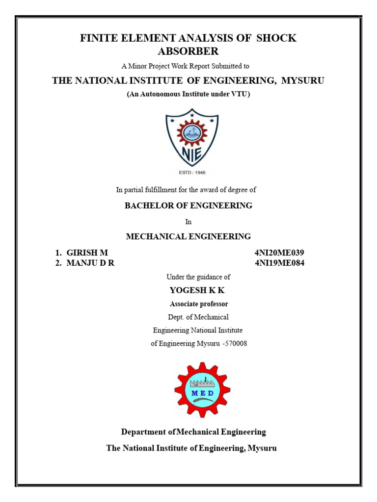 Minor Project Report1 | PDF | Strength Of Materials | Deformation (Engineering)