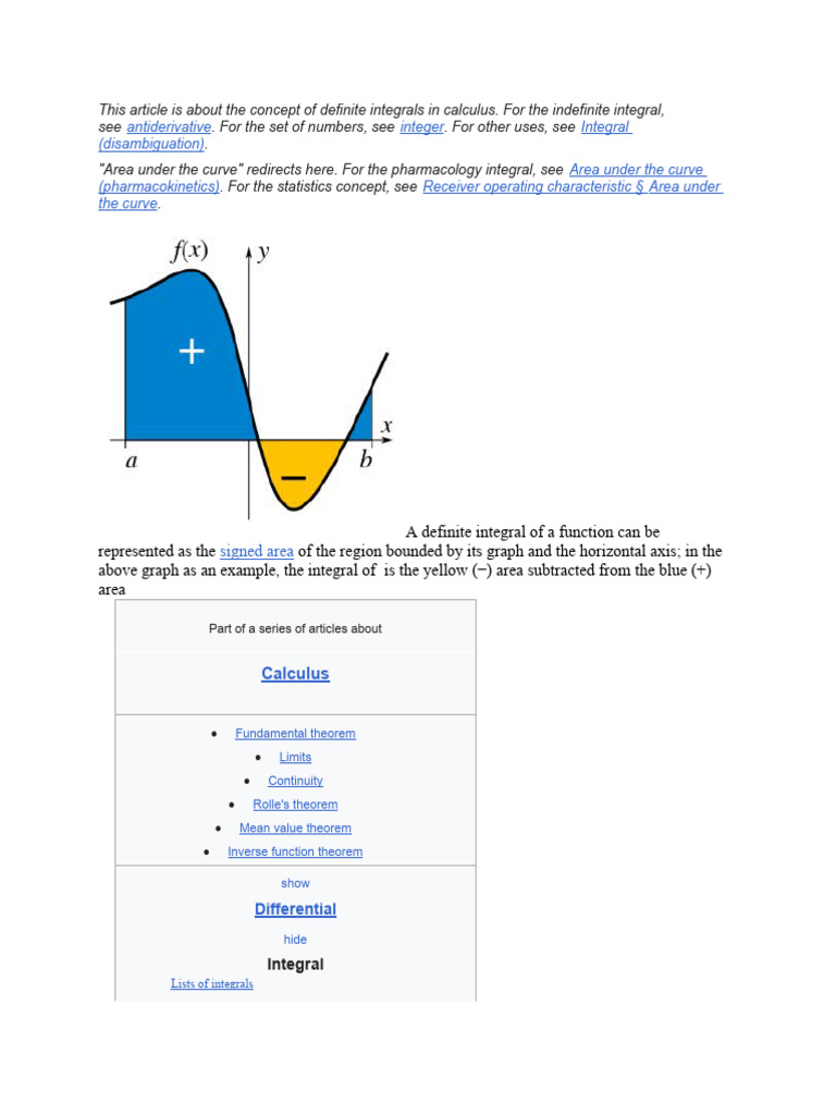 Integration Nacional | PDF | Integral | Mathematical Analysis